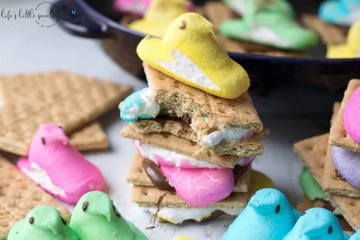 Easter Bunny S'mores Recipe (Easy Easter Dessert)